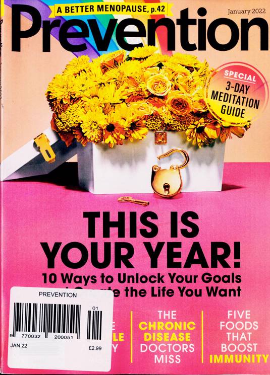 Prevention Magazine Subscription | Buy at Newsstand.co.uk | General Women's