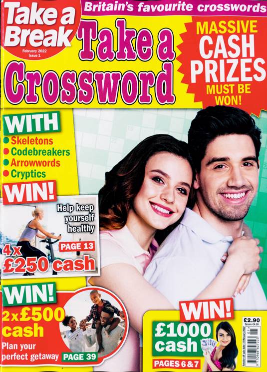 Take A Crossword Magazine Subscription | Buy at Newsstand.co.uk | Crossword