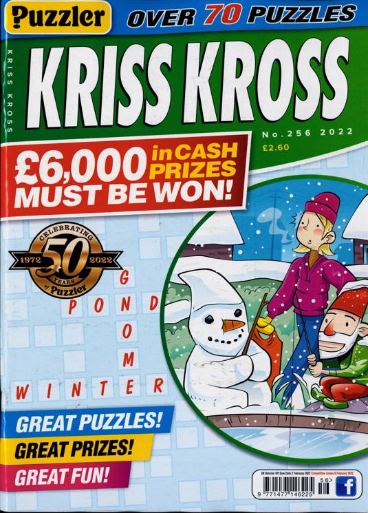 Puzzler Kriss Kross Magazine Subscription | Buy at Newsstand.co.uk ...