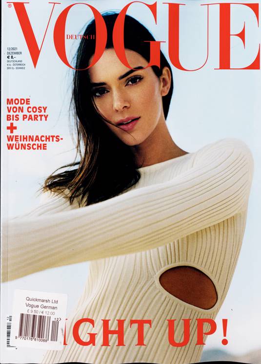 Vogue German Magazine Subscription | Buy at Newsstand.co.uk | German