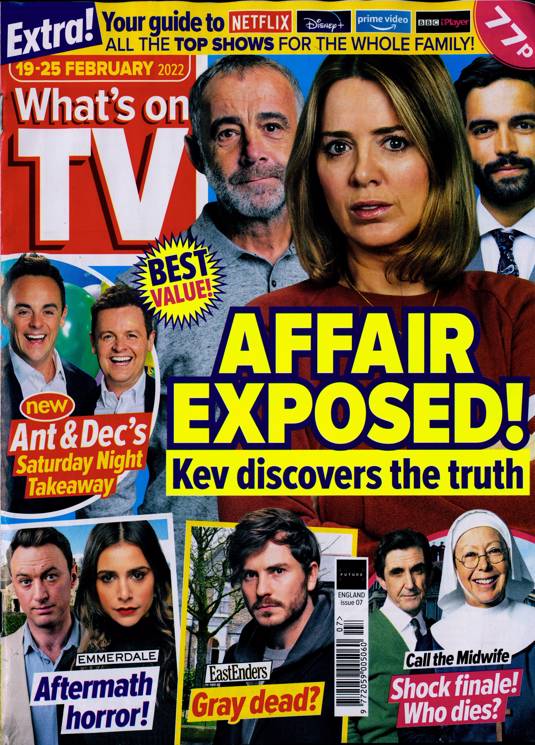 Whats On Tv England Magazine Subscription | Buy at Newsstand.co.uk ...