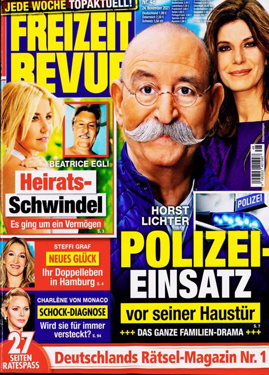 Freizeit Revue Magazine Subscription | Buy at Newsstand.co.uk | German