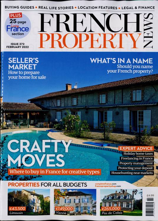 French Property News Magazine Subscription | Buy at Newsstand.co.uk ...