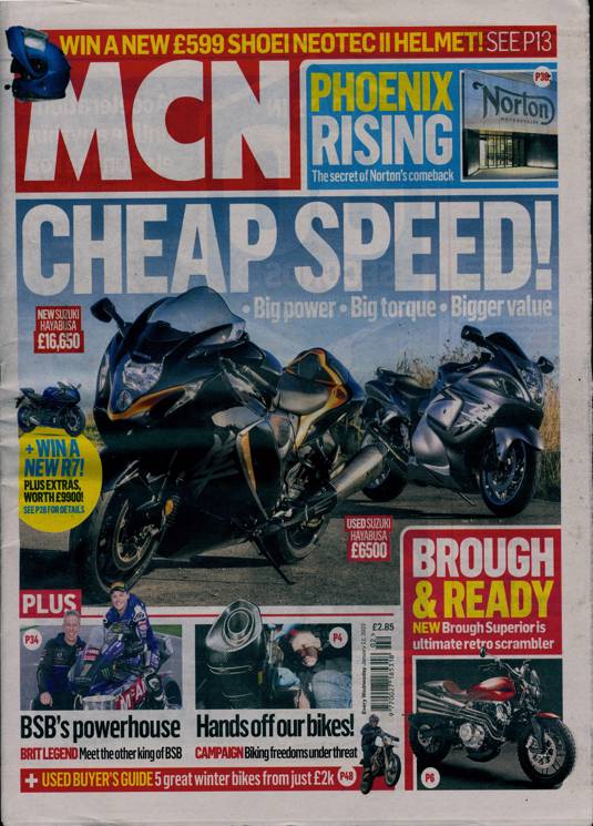 Motorcycle News Magazine Subscription | Buy at Newsstand.co.uk ...