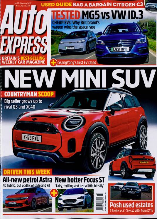 Auto Express Magazine Subscription | Buy at Newsstand.co.uk | General Car