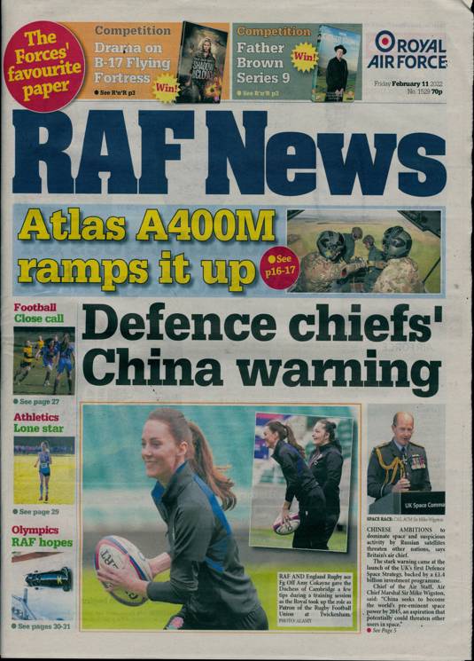 Raf News Magazine Subscription | Buy at Newsstand.co.uk | Military