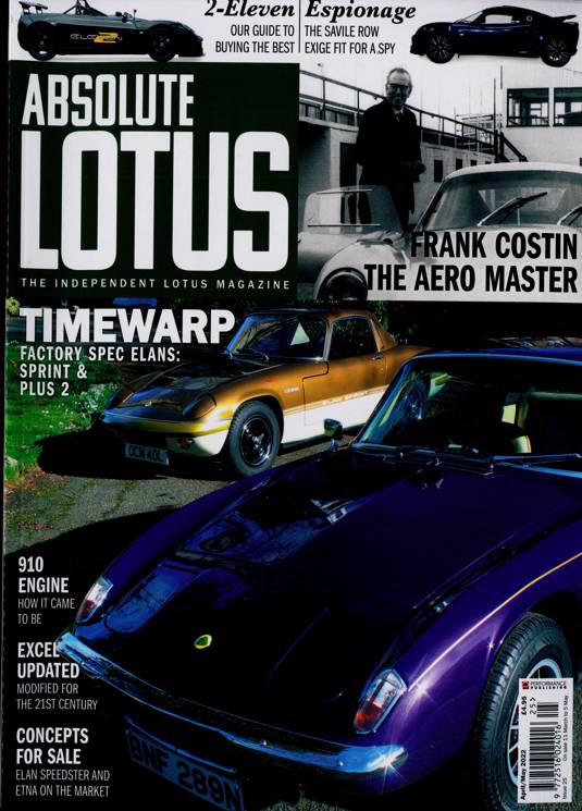 Absolute Lotus Magazine Subscription | Buy at Newsstand.co.uk | General Car