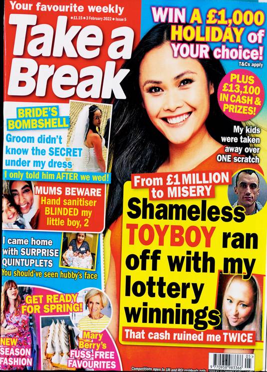 Take A Break Magazine Subscription | Buy at Newsstand.co.uk | Women's ...