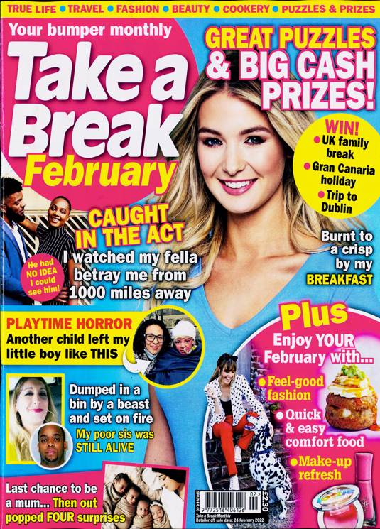 Take A Break Monthly Magazine Subscription | Buy at Newsstand.co.uk ...