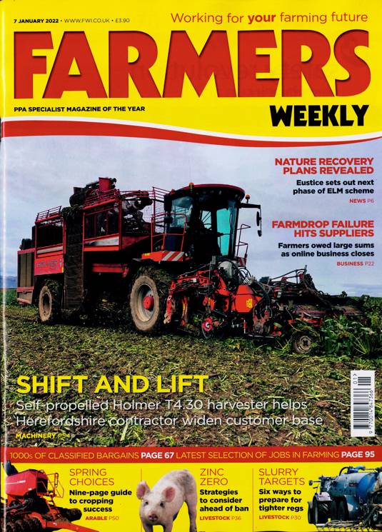 Farmers Weekly Magazine Subscription | Buy at Newsstand.co.uk | Agriculture
