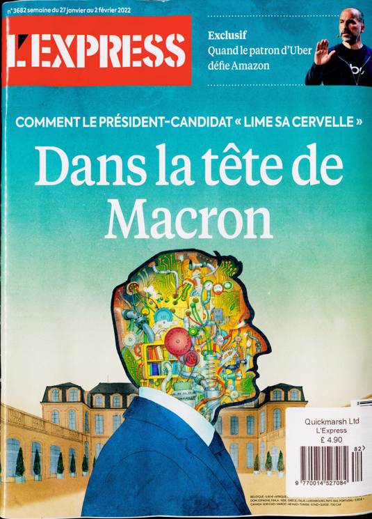 L Express Magazine Subscription | Buy at Newsstand.co.uk | French