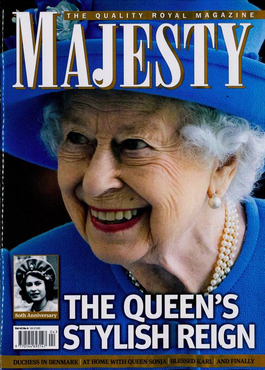 Majesty Magazine Subscription | Buy at Newsstand.co.uk | Royalty