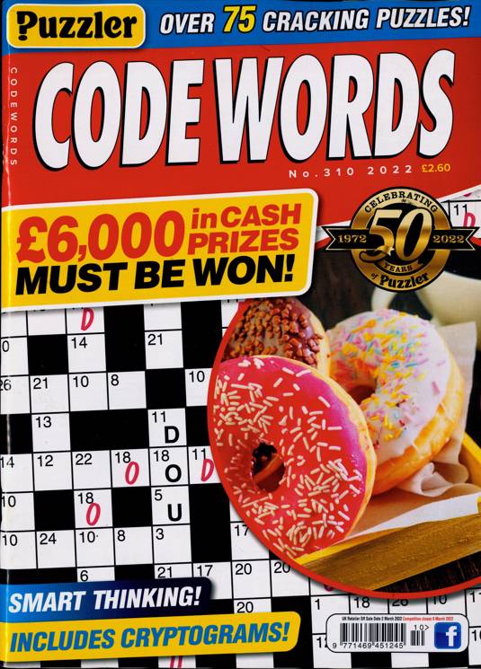 Puzzler Codewords Magazine Subscription | Buy at Newsstand.co.uk | Codeword