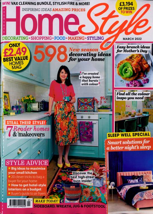 Homestyle Magazine Subscription | Buy at Newsstand.co.uk | DIY
