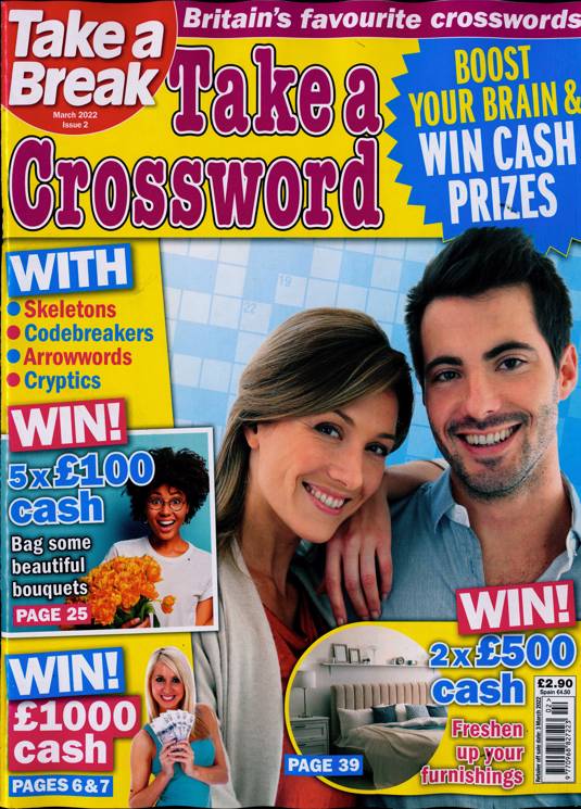 Take A Crossword Magazine Subscription | Buy at Newsstand.co.uk | Crossword