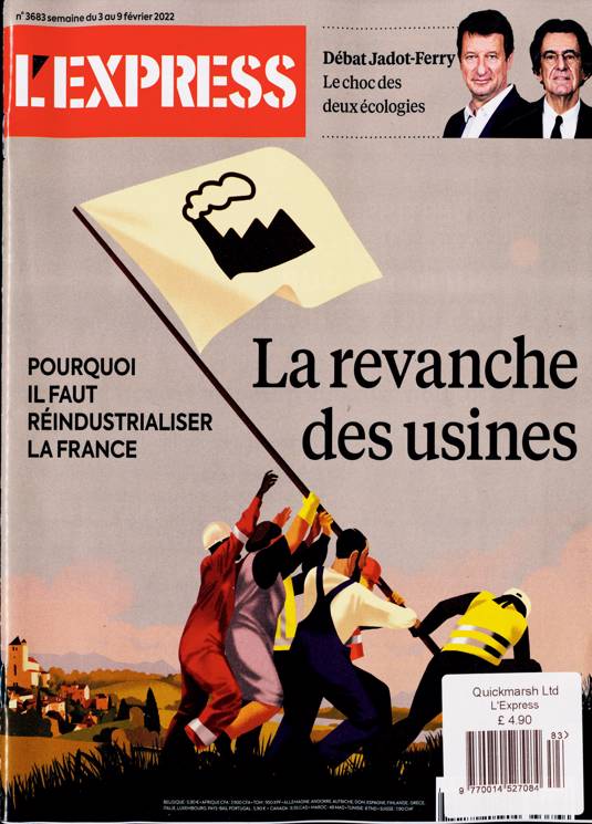 L Express Magazine Subscription | Buy at Newsstand.co.uk | French