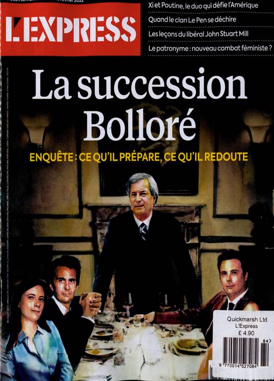 L Express Magazine Subscription | Buy at Newsstand.co.uk | French