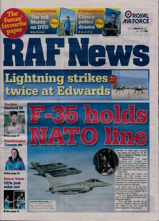 Raf News Magazine Subscription | Buy at Newsstand.co.uk | Military
