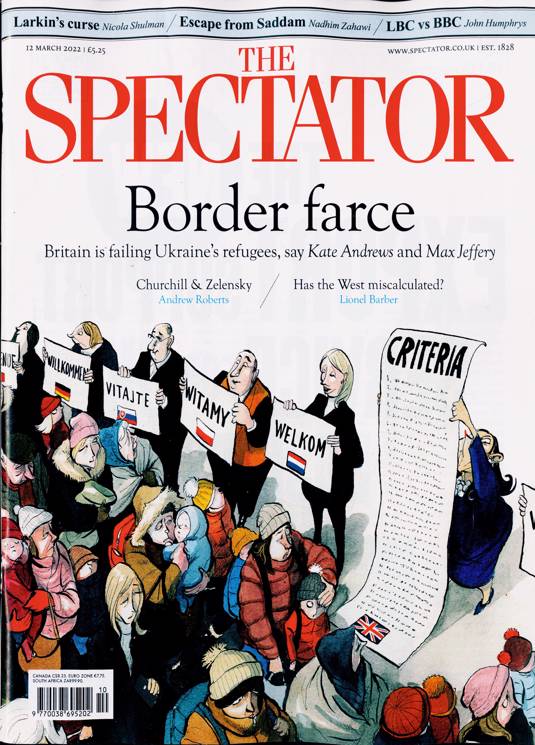 Spectator Magazine Subscription | Buy at Newsstand.co.uk | UK Current ...