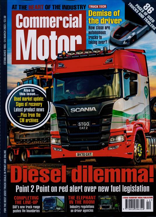 Commercial Motor Magazine Subscription | Buy at Newsstand.co.uk | Trucking