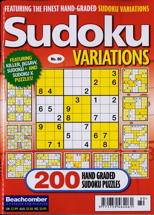 Sudoku Variations Magazine Subscription | Buy at Newsstand.co.uk | Sudoku