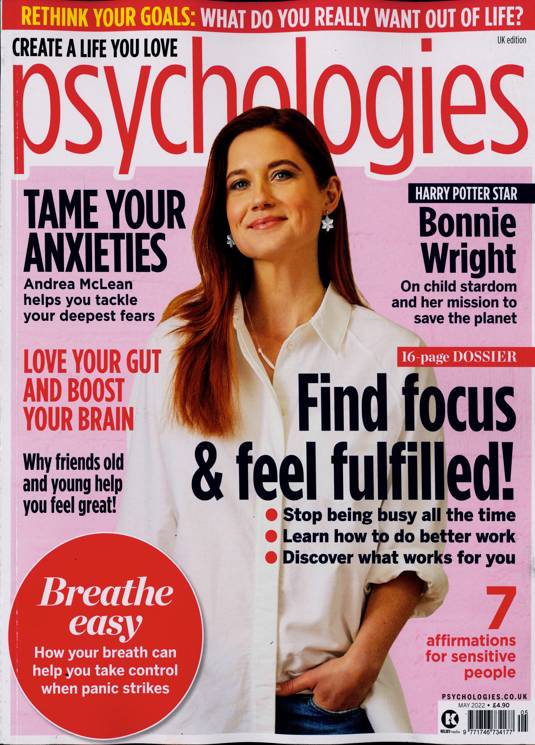 Psychologies Magazine Subscription | Buy at Newsstand.co.uk | Body & Mind