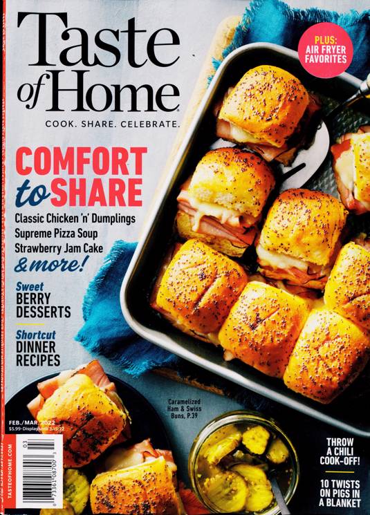 Taste Of Home Magazine Subscription | Buy at Newsstand.co.uk | Cooking ...