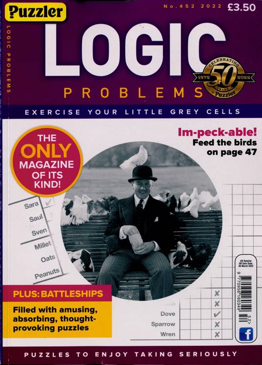 Puzzler Logic Problems Magazine Subscription | Buy at Newsstand.co.uk ...