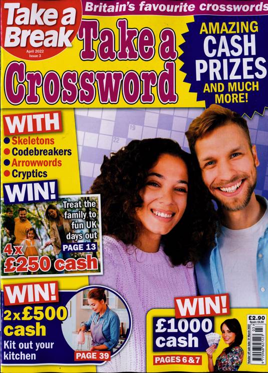 Take A Crossword Magazine Subscription | Buy at Newsstand.co.uk | Crossword