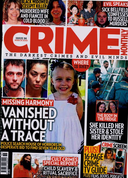 Crime Monthly Magazine Subscription | Buy at Newsstand.co.uk | Crime