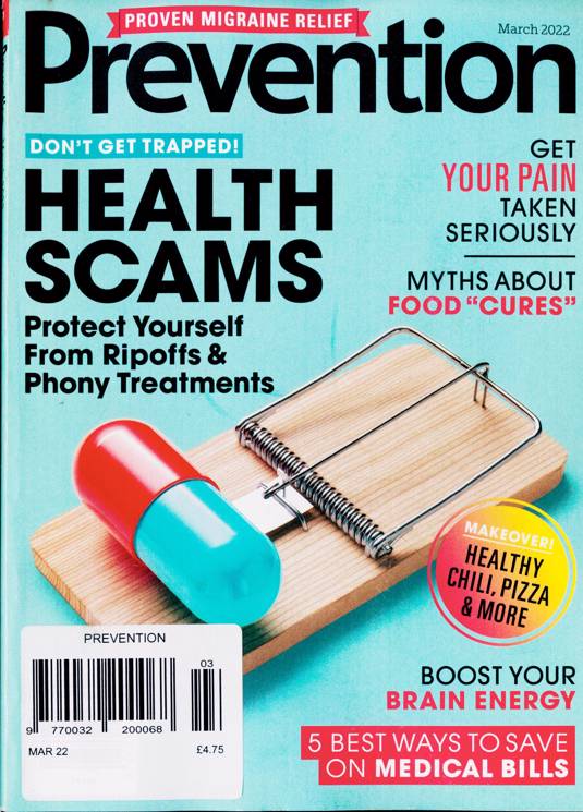 Prevention Magazine Subscription | Buy at Newsstand.co.uk | General Women's