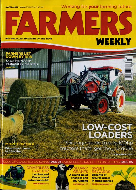 Farmers Weekly Magazine Subscription | Buy at Newsstand.co.uk | Agriculture