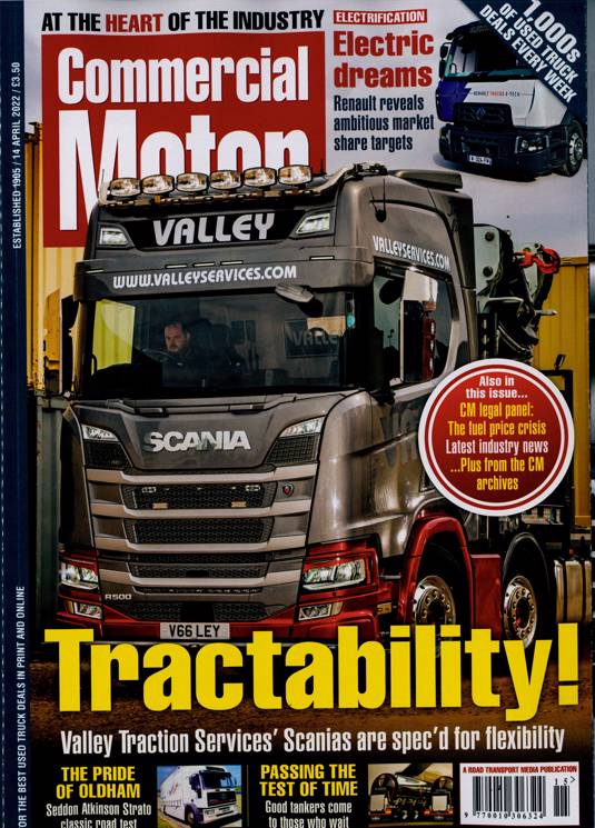 Commercial Motor Magazine Subscription | Buy at Newsstand.co.uk | Trucking