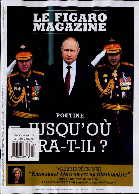 Le Figaro Magazine Subscription | Buy at Newsstand.co.uk | French