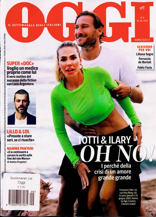 Oggi Magazine Subscription | Buy at Newsstand.co.uk | Italian