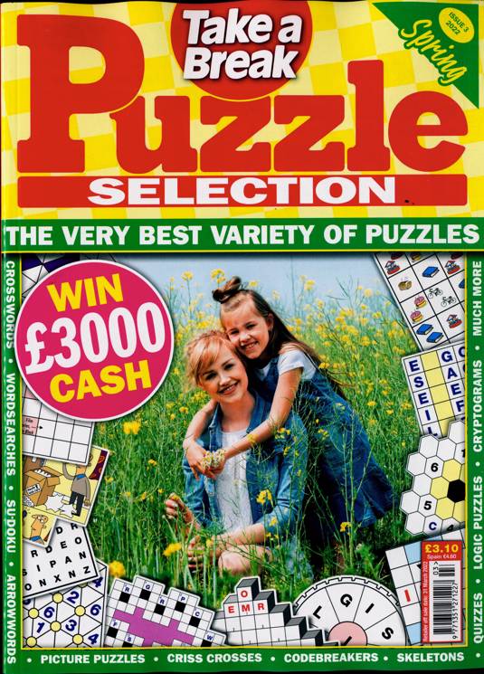 Take A Break Puzzle Selection Magazine Subscription | Buy at Newsstand ...