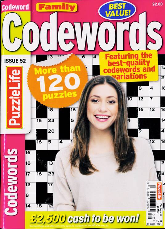 Family Codewords Magazine Subscription | Buy at Newsstand.co.uk | Codeword