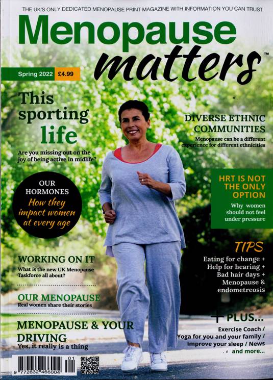 Menopause Matters Magazine Subscription | Buy at Newsstand.co.uk ...