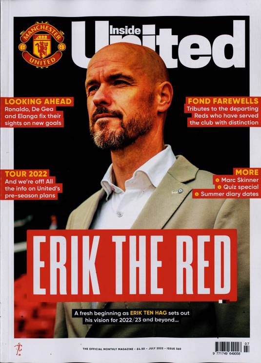 Inside United Magazine Subscription | Buy at Newsstand.co.uk | Football