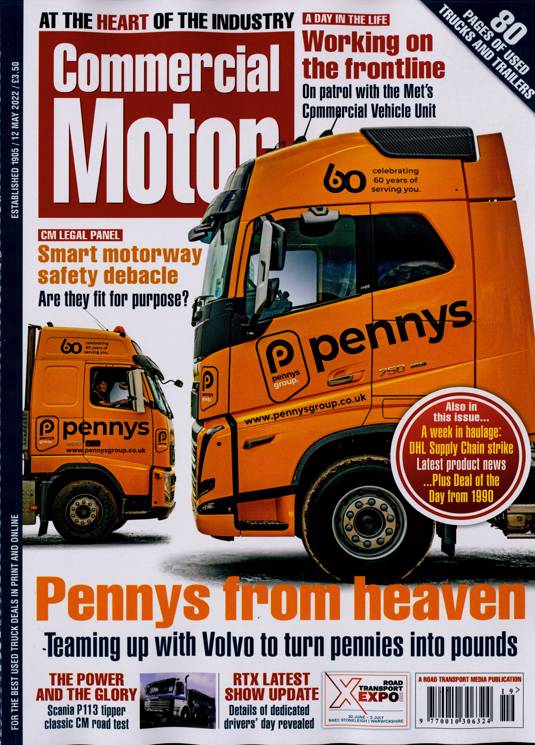 Commercial Motor Magazine Subscription | Buy at Newsstand.co.uk | Trucking