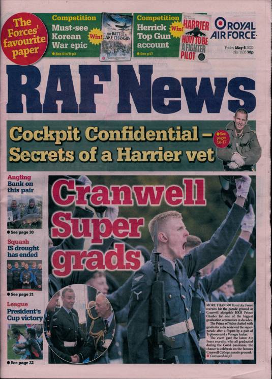 Raf News Magazine Subscription | Buy at Newsstand.co.uk | Military
