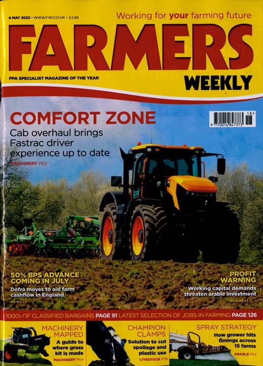 Farmers Weekly Magazine Subscription | Buy at Newsstand.co.uk | Agriculture