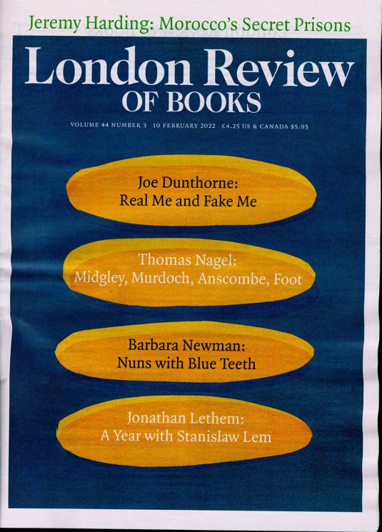 London Review Of Books Magazine Subscription | Buy at Newsstand.co.uk ...
