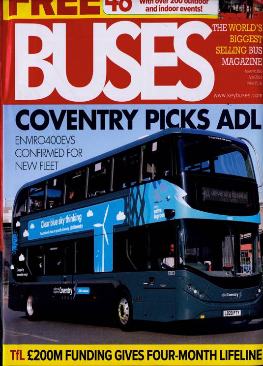 Buses Magazine Subscription | Buy at Newsstand.co.uk | Other Transport
