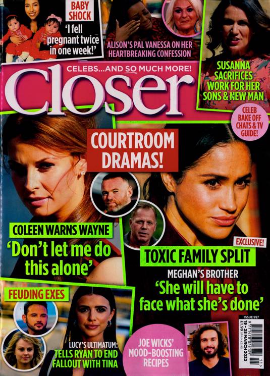 Closer Magazine Subscription | Buy at Newsstand.co.uk | Women's Weekly