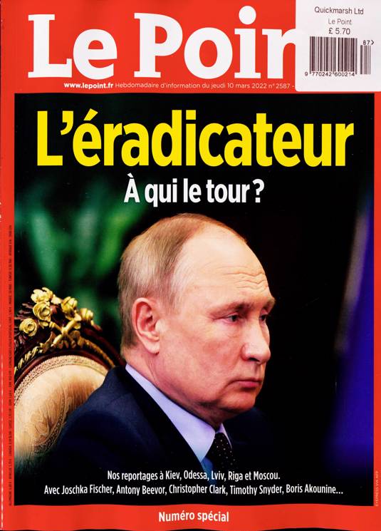 Le Point Magazine Subscription | Buy at Newsstand.co.uk | French