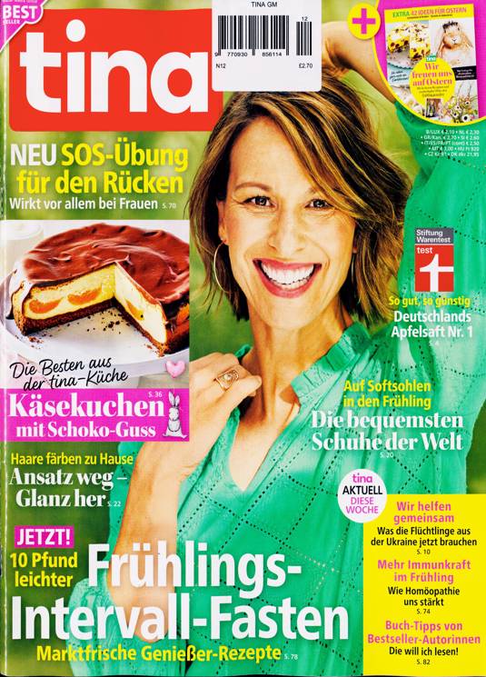 Tina Magazine Subscription | Buy at Newsstand.co.uk | German