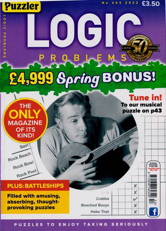 Puzzler Logic Problems Magazine Subscription | Buy at Newsstand.co.uk ...