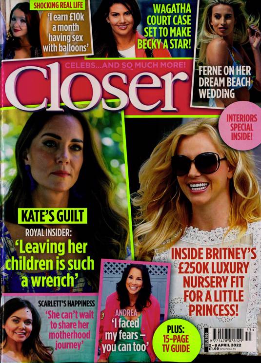 Closer Magazine Subscription | Buy at Newsstand.co.uk | Women's Weekly