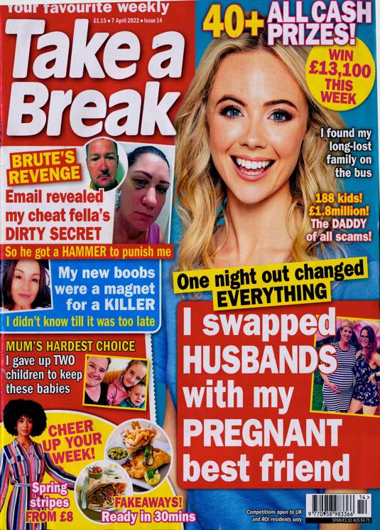 Take A Break Magazine Subscription | Buy at Newsstand.co.uk | Women's ...
